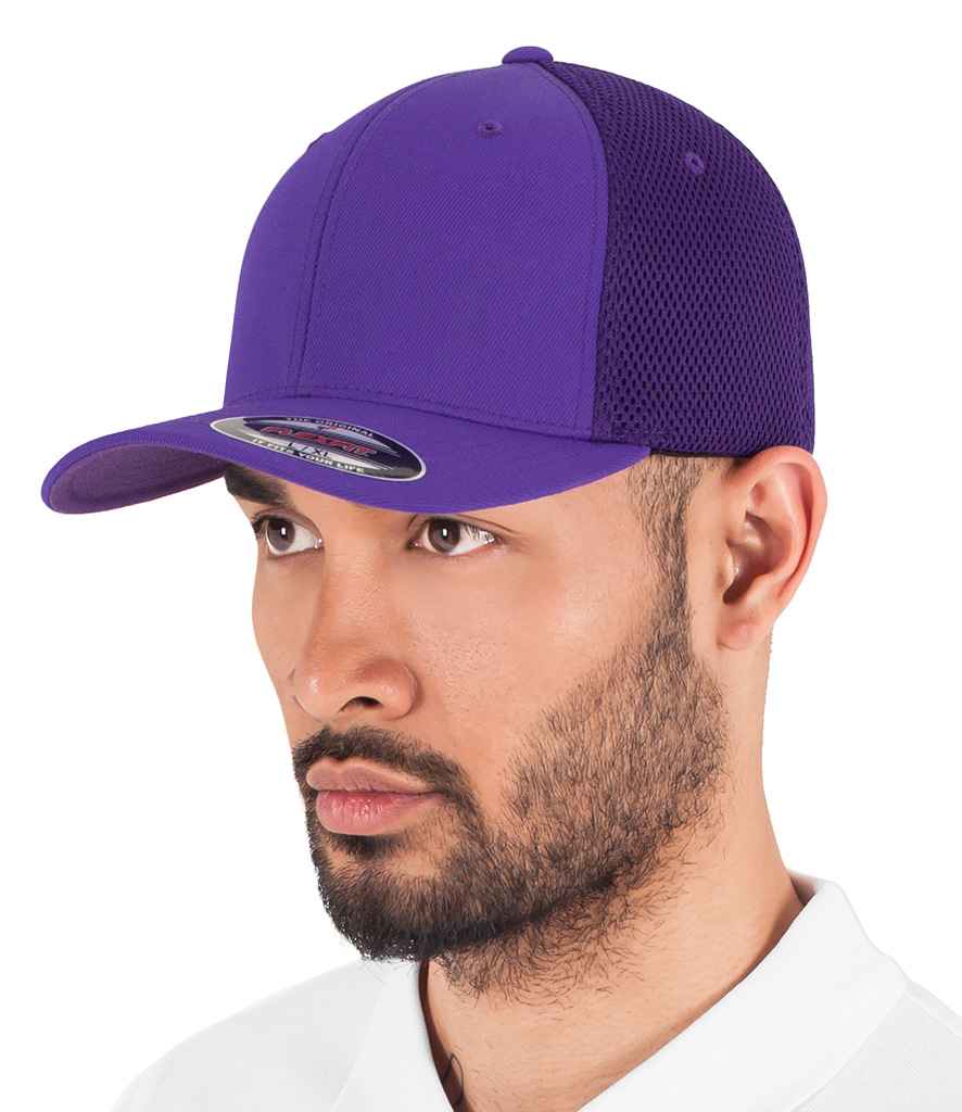 Flexfit Tactel Mesh Cap | Purple
